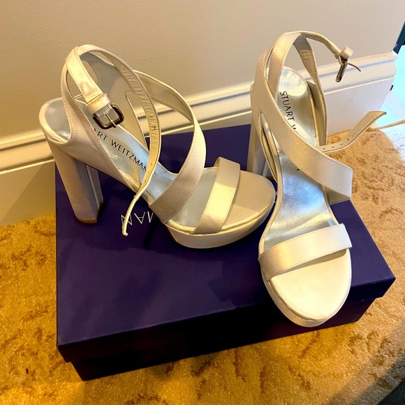 Stuart Weitzman | Shoes | Stuart Weitzman Brand New Never Worn White ...